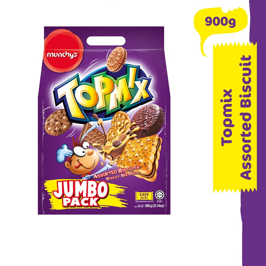 Munchy's Topmix Assorted Biscuit 900g | Shopee Malaysia
