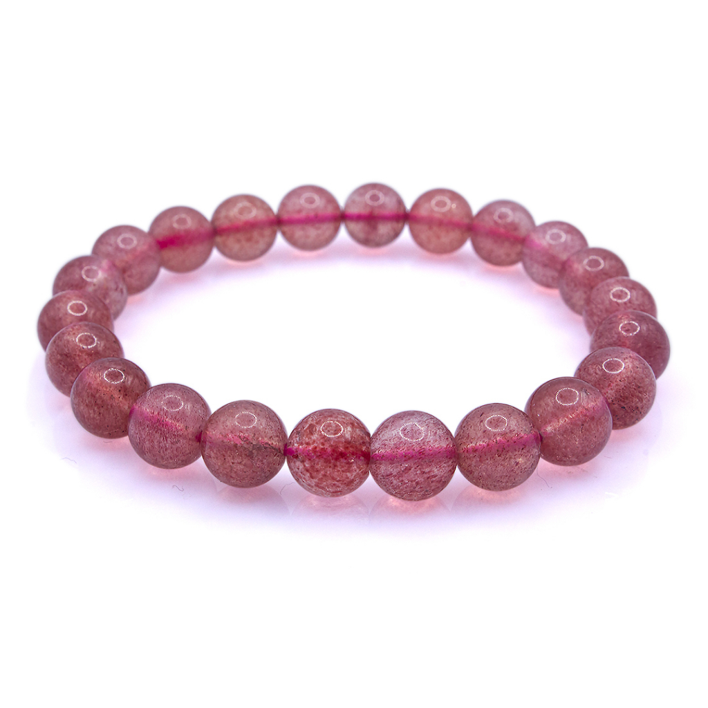 Russian Strawberry Quartz 8mm 9mm Grade AA