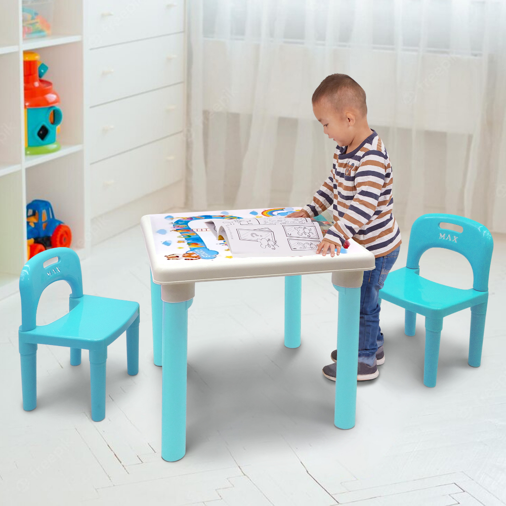MAXONIC KIDS STUDY TABLE & CHAIR SET | MEJA BELAJAR KANAK-KANAK | KID ...