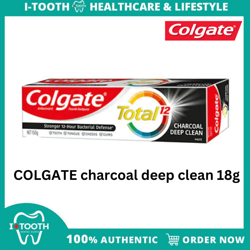 Colgate charcoal deep clean 18g | Shopee Malaysia