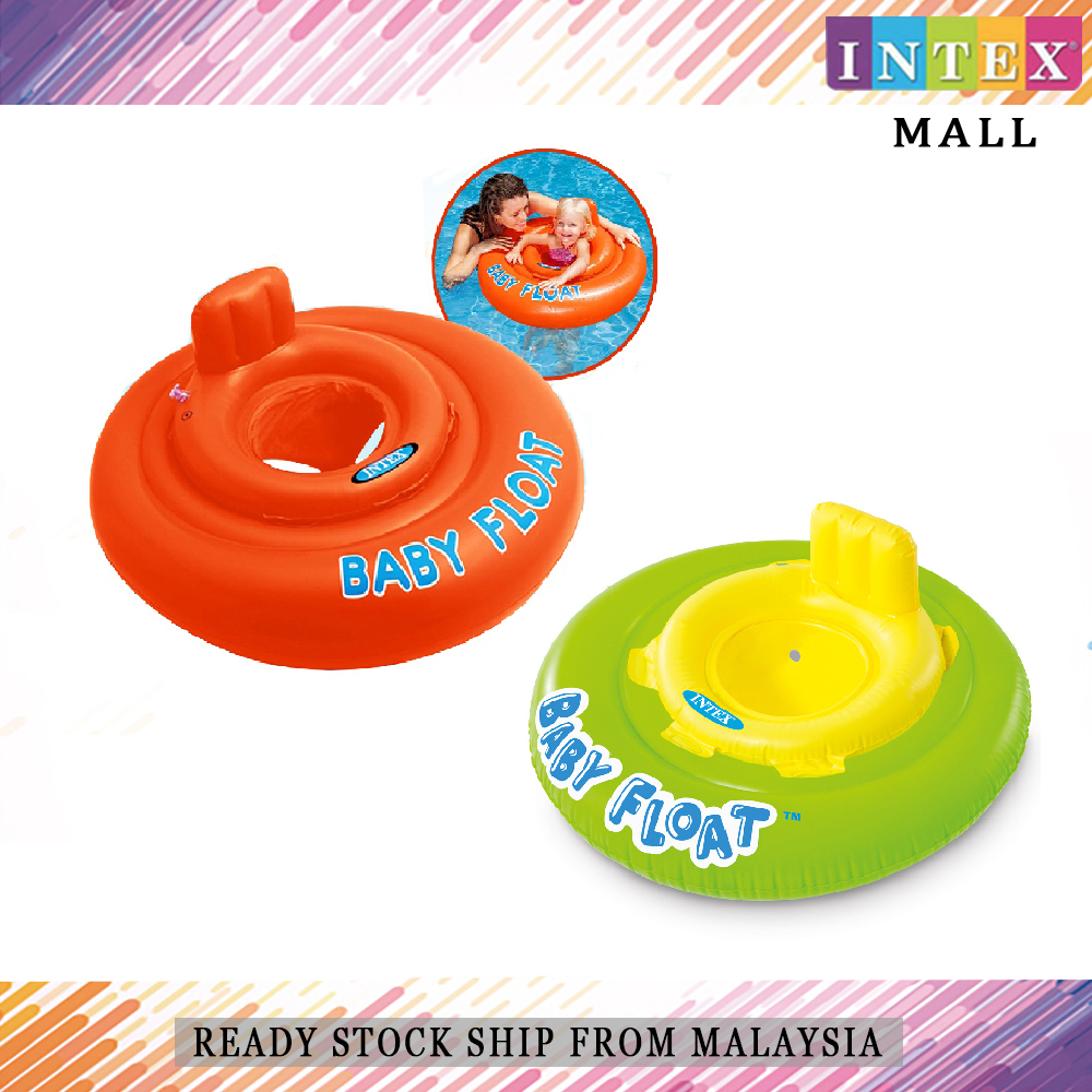 INTEX 56588 76CM (NP18) Baby Float Inflatable Baby Swim Ring with ...