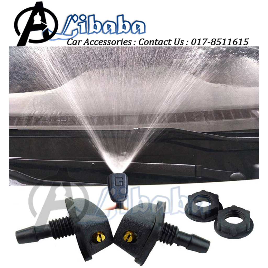 Universal Wiper Washer Wiper Nozzle Kit Spray Replacement Sprinkler ...