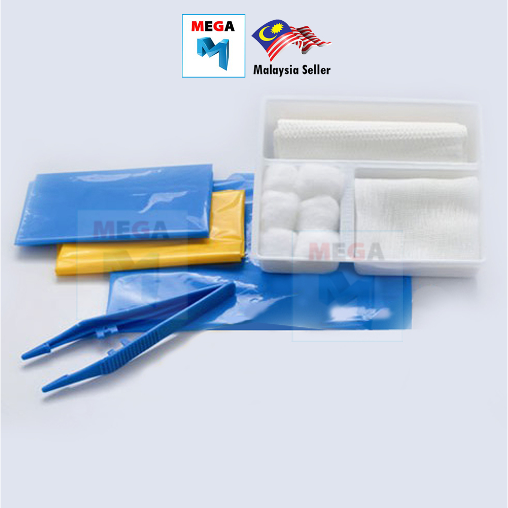 Disposable Dressing Set First aid for wound care (1 forcep) | Shopee ...