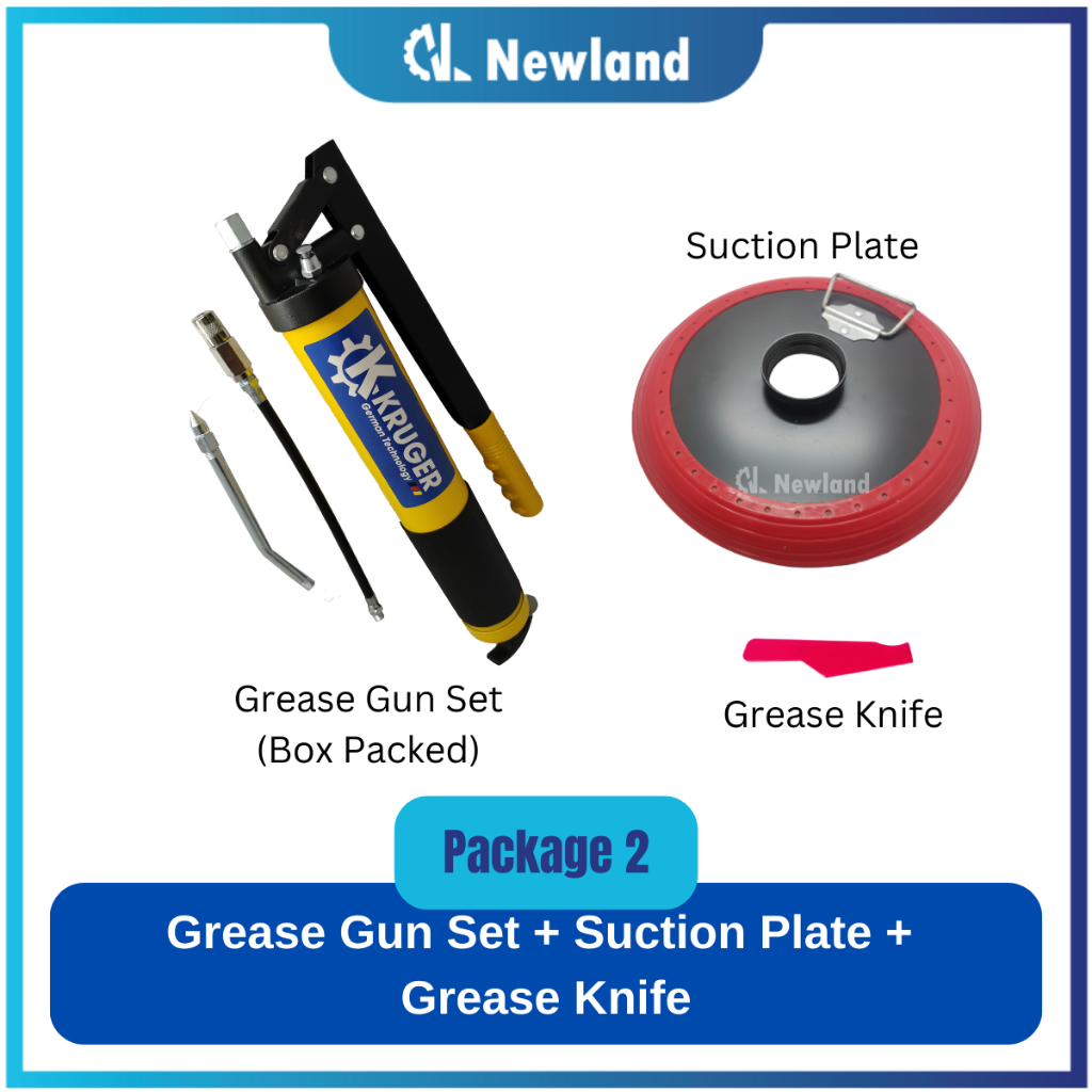 Kruger Grease Pump / Grease Gun / Hand Pump / Pam Gris - 600cc (Single ...