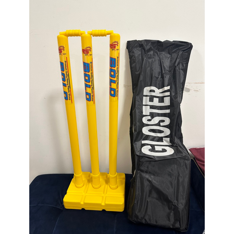 Plastic Cricket Stumps (Yellow color only available ) | Shopee Malaysia
