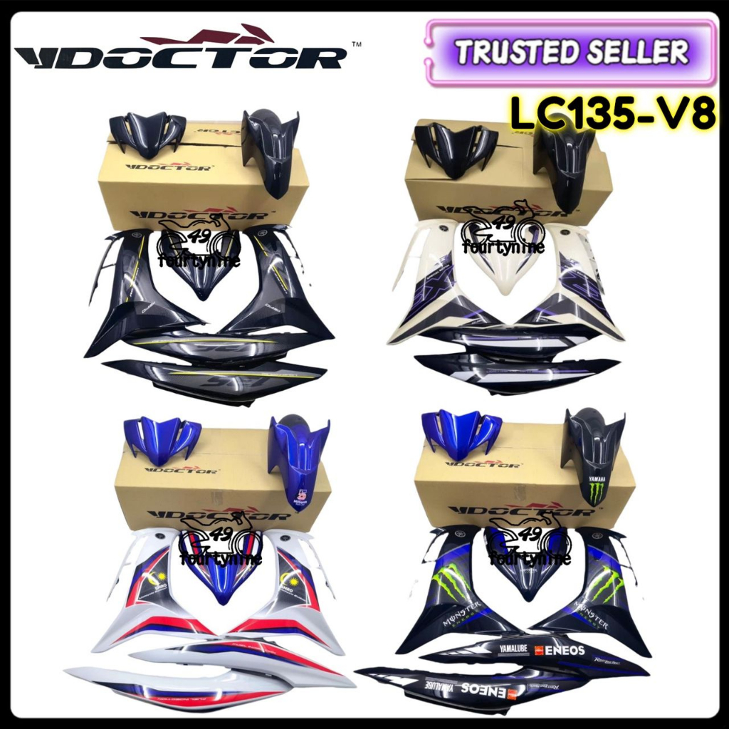 LC135FI LC135 V8 BODY COVER SET COVERSET LCV8 COVERSET DOCTOR SIAP ...