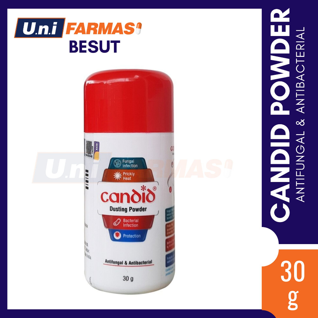 CANDID Dusting Powder 30g talcum skin infections Ringworm | Shopee Malaysia