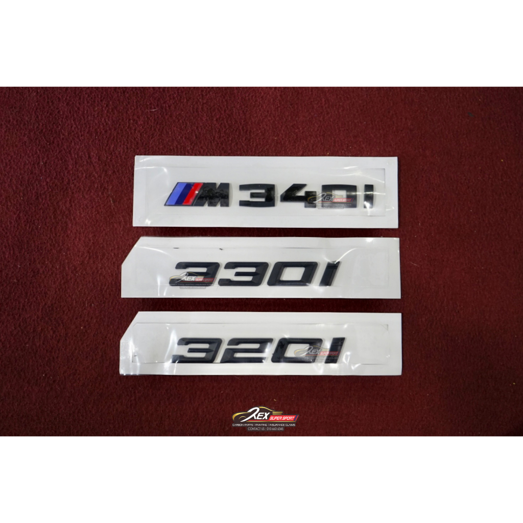 BMW 3 Series G20 / G20 LCI Rear Emblem M340i 330i 320i Logo Badge Matte ...