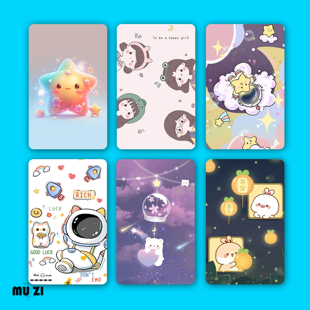 Cute TnG Card STICKER NFC STICKER Waterproof Thick Hard Material Cute ...