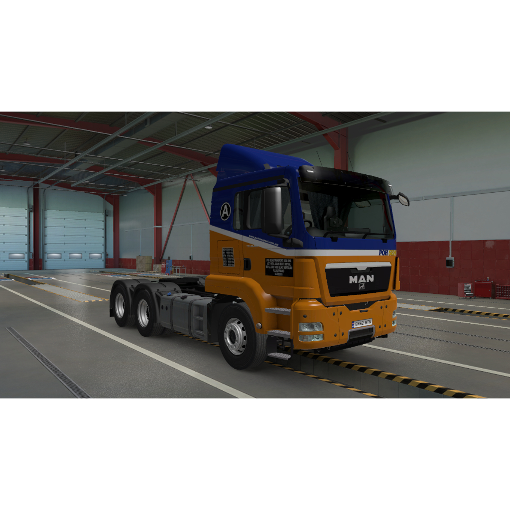 Euro Truck Simulator 2 ETS2 MAN TGS Euro 5 Skin [Poh Seng Transport ...