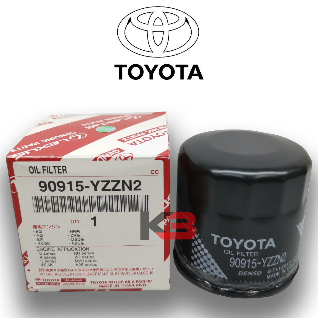 100% ORIGINAL TOYOTA OIL FILTER FOR PERODUA AXIA , BEZZA , ARUZ , MYVI ...
