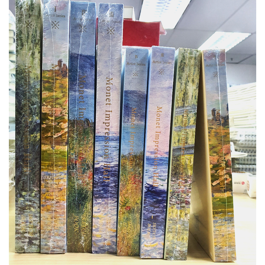 Monet Impression Sketchbook A5 B5 120 Sheets Drawing Book Painting Book ...