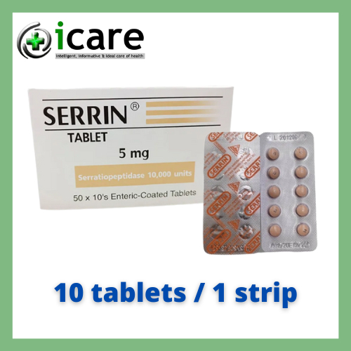 SERRIN TABLET 5MG 10'S / 1 STRIP ( EXP DATE: 10/2026 ) | Shopee Malaysia