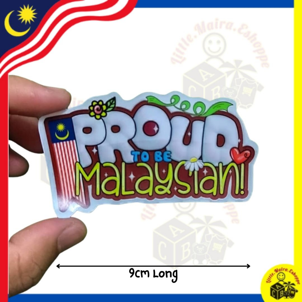 MERDEKA Sticker Temporary Tattoo Face Malaysia Flag Tatu Sementara ...
