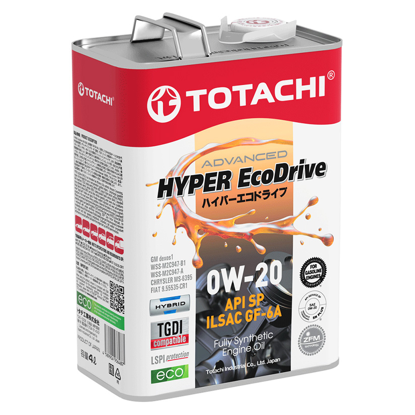 [ Fully Imported ] Totachi Engine Oil Hyper Ecodrive 0W-20 API SP Fully ...