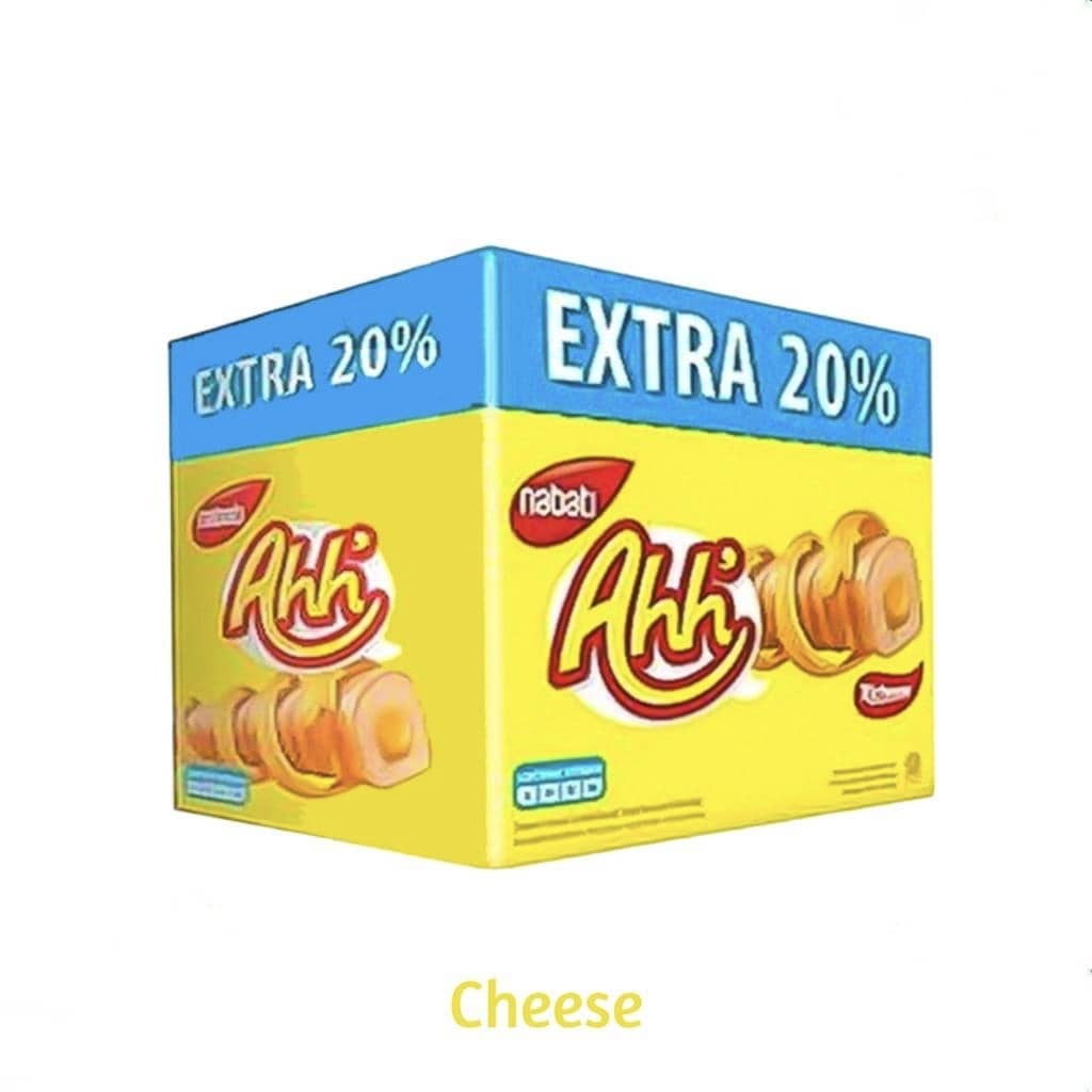 Nabati Richeese Ahh Triple Cheese Extra 20% 4gm x 20's | Shopee Malaysia