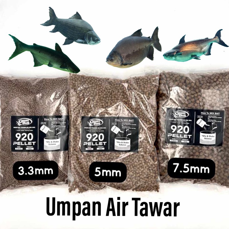 Pellet 920 1kg (Fresh Water Fishing Bait) | Shopee Malaysia