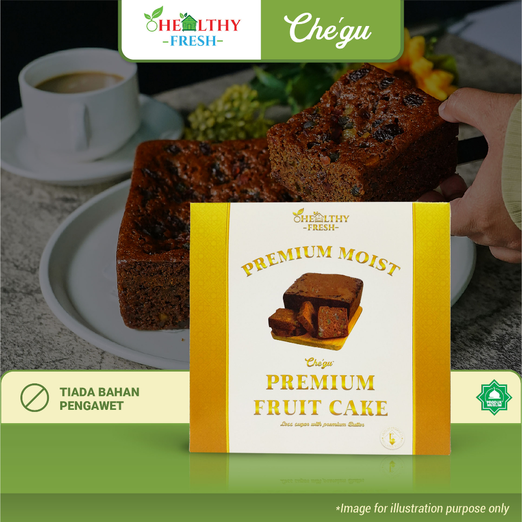 Kek Buah Kukus Che'Gu Premium Kek Lembut Buah Campuran Steamed Fruit ...