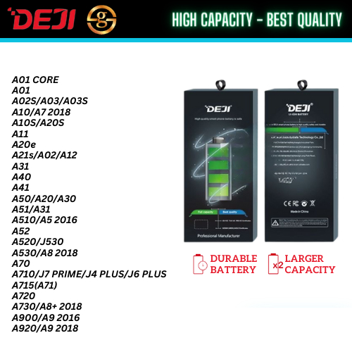 DEJI Battery High Capacity A01/A02S/A03/A03S/A02/A12/A21S/A20/A50/A30 ...
