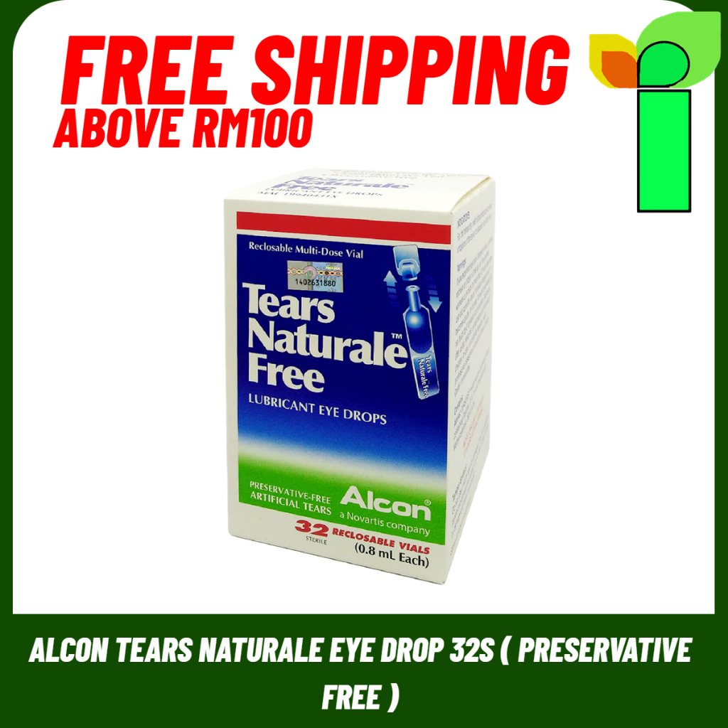 Alcon Tears Naturale Eye Drop 32s (Preservative Free) | Shopee Malaysia