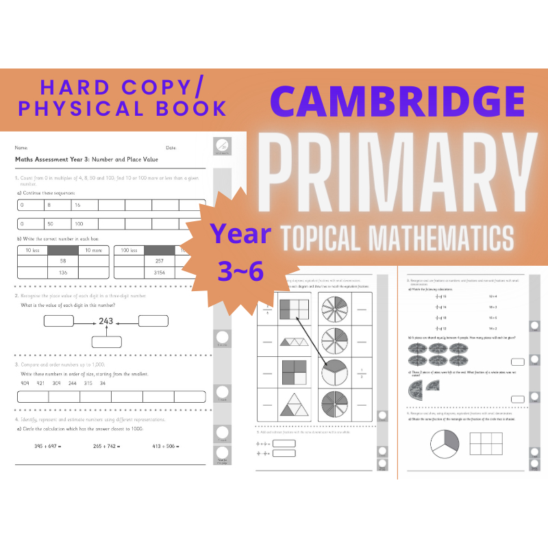Primary Year 3~6 Topical Mathematics (hardcopy) | Shopee Malaysia