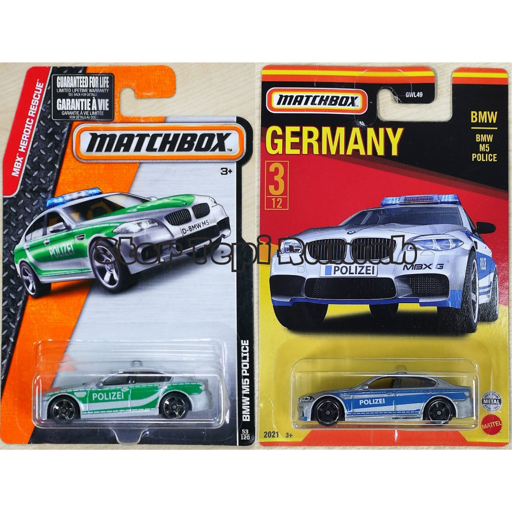 Matchbox BMW M5 [MBX Police Polizei Germany Collection] | Shopee Malaysia