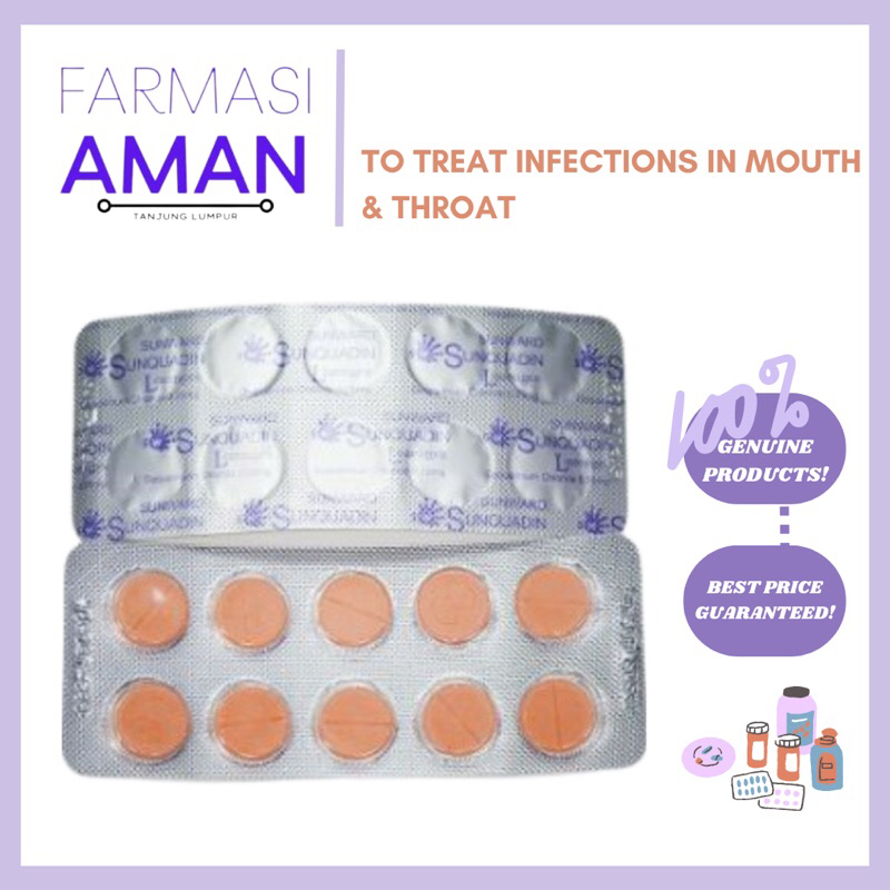 Sunward Sunquadin Lozenges 10's | Shopee Malaysia