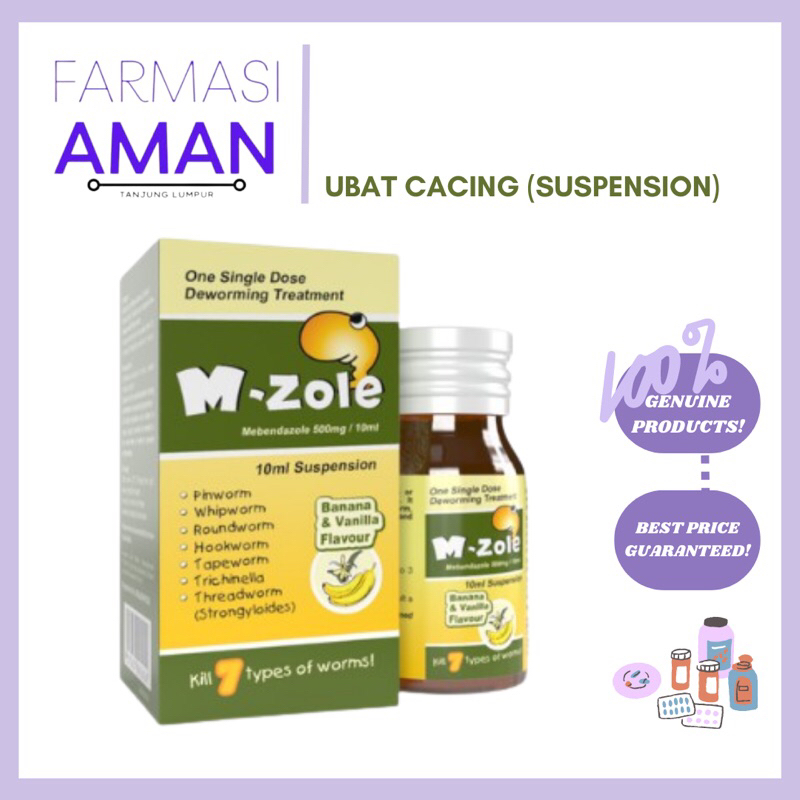 M-Zole Suspension Deworming Treatment 10ml (Ubat Cacing) | Shopee Malaysia