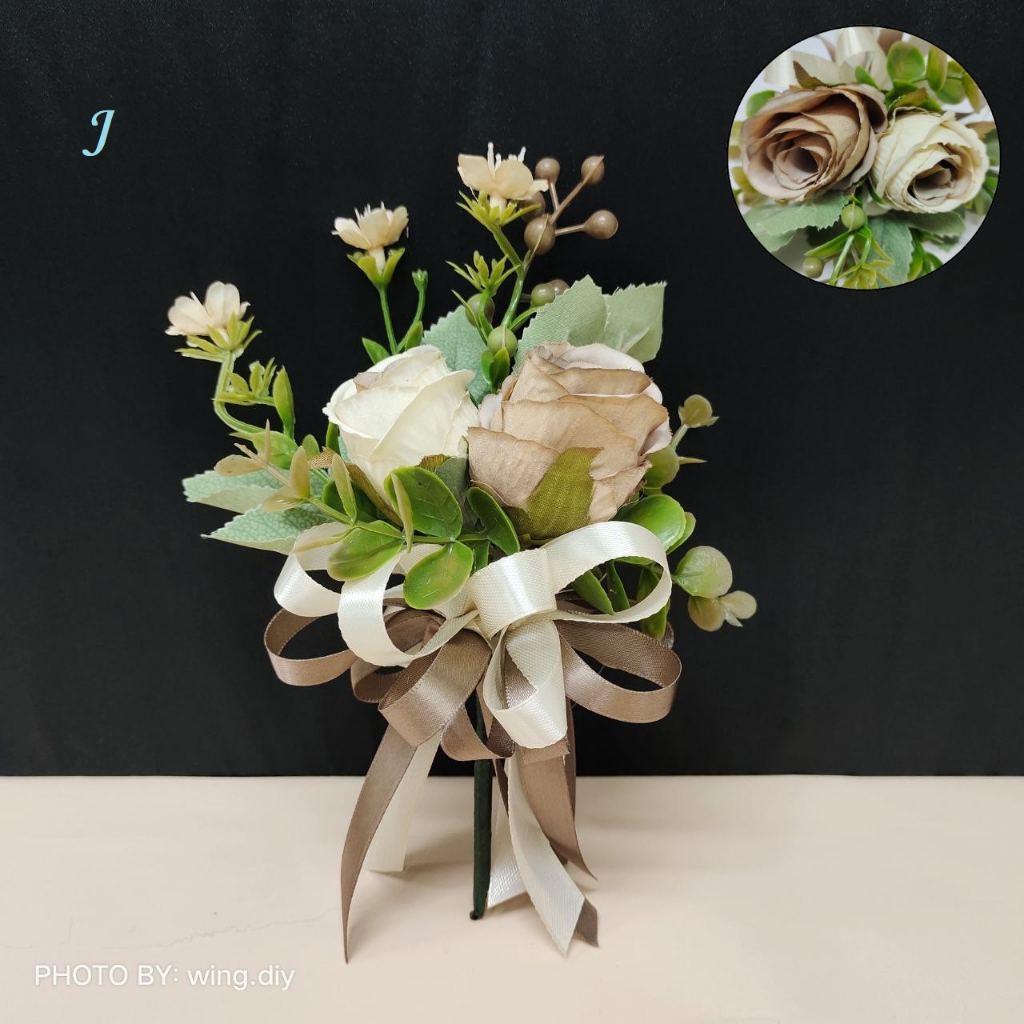 GUBAHAN SIAP BUNGA ROS HANTARAN UNTUK HIASAN DULANG (1 PCS)/ ROSE ...
