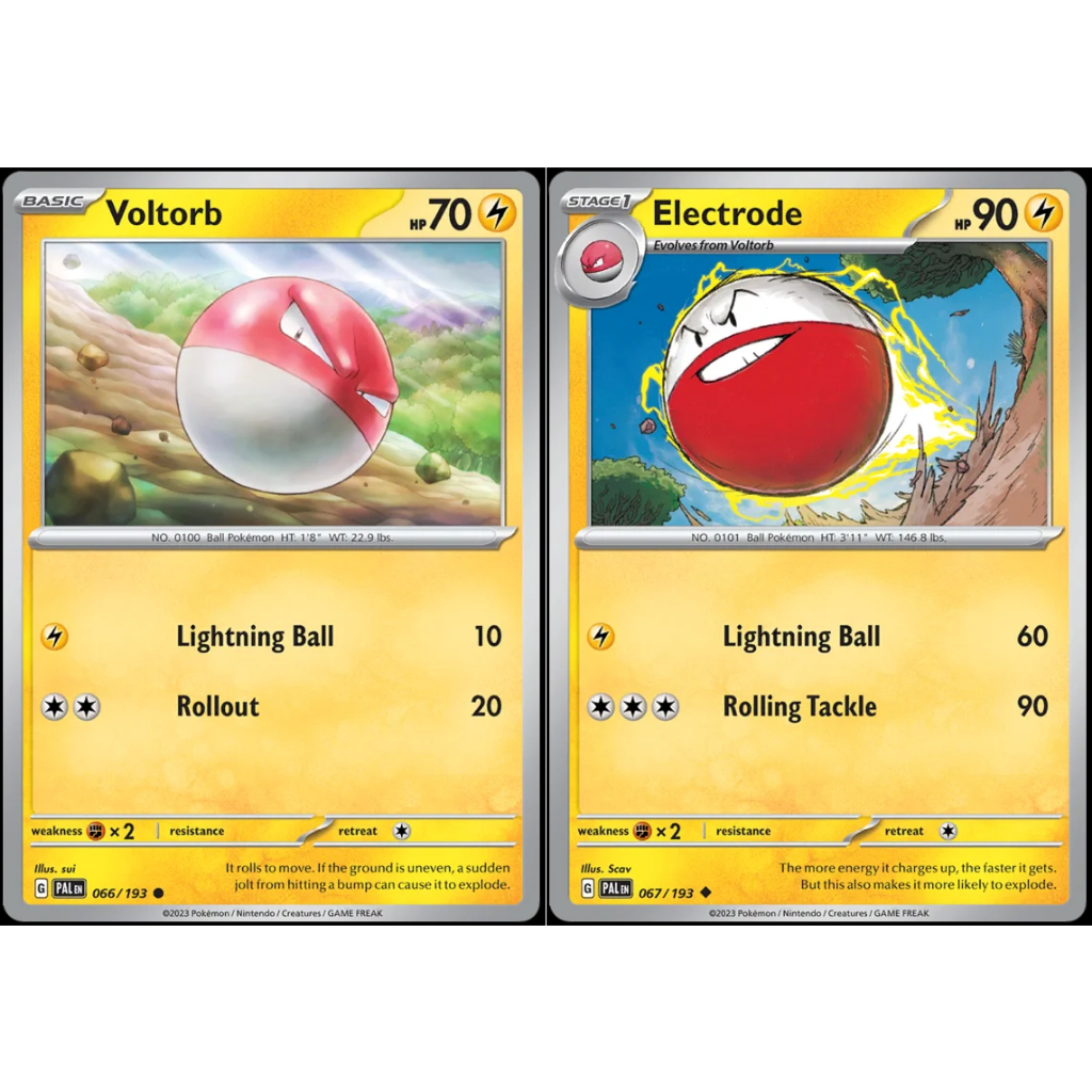 Pokemon TCG: Paldea Evolved - Voltorb / Electrode | Shopee Malaysia