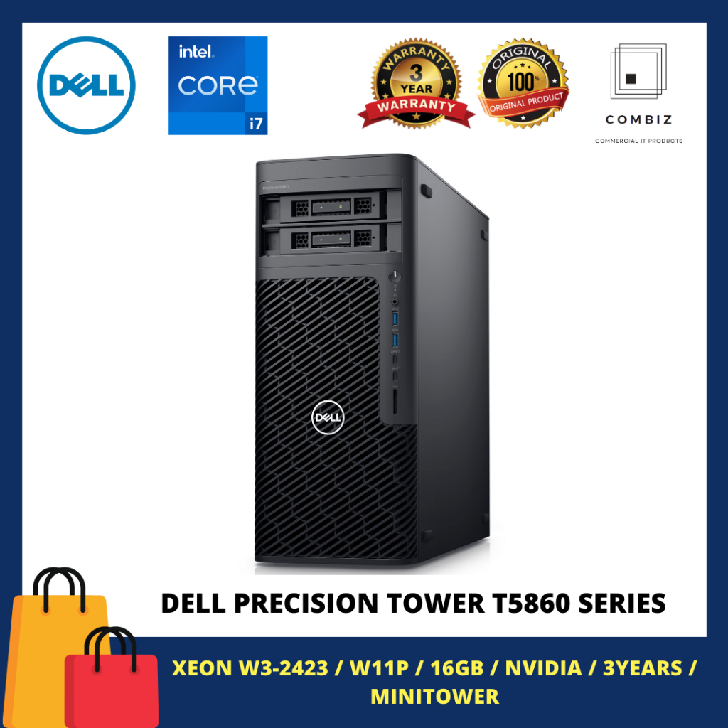DELL PRECISION TOWER T5860 SERIES - XEON W3-2423 / W11P / 16GB / NVIDIA ...