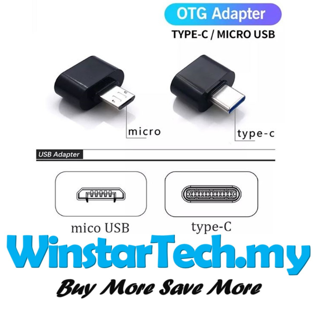 USB Micro USB/ Type-C to OTG adapter Converter USB 3.0 Convert to Type ...
