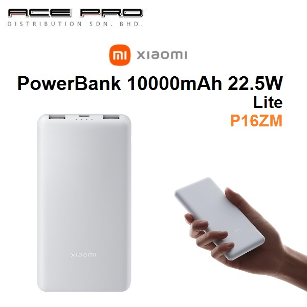 Xiaomi Mi PowerBank 10000mAh 22.5W Lite - P16ZM Type-C USB-C Input & Output Power Bank | Shopee ...
