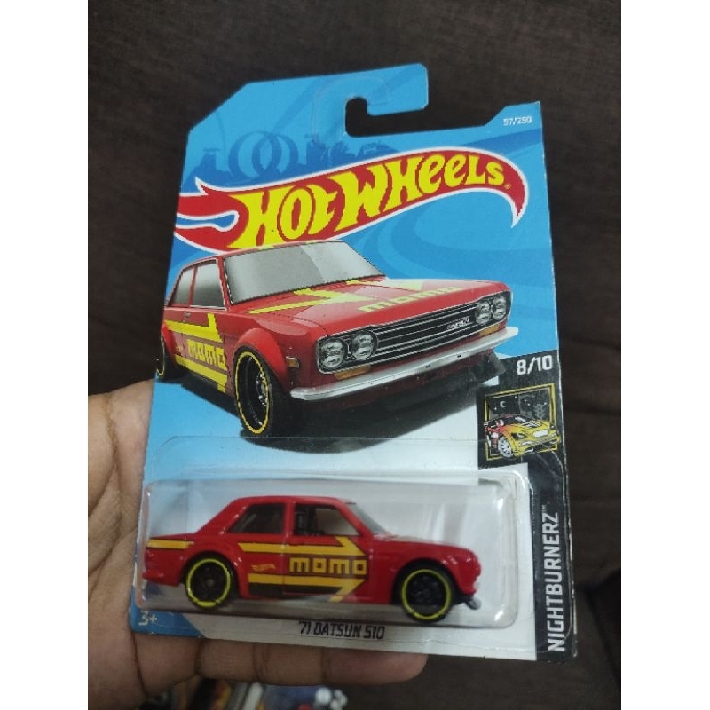 DATSUN 510 HOT WHEELS MOMO RED TOY-GENICS | Shopee Malaysia