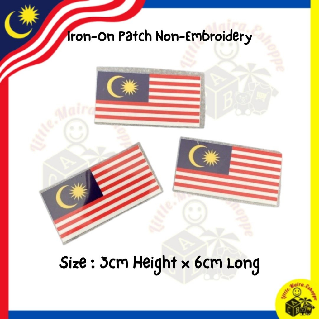 MERDEKA Sticker Temporary Tattoo Face Malaysia Flag Tatu Sementara ...