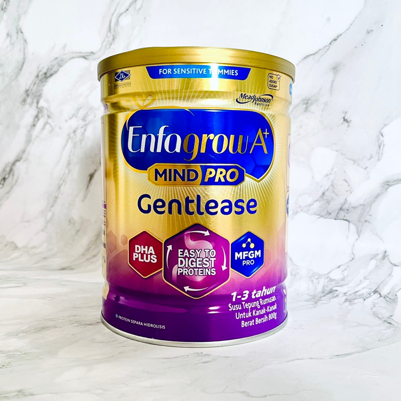 Enfagrow A+ MindPro Step 3 Gentlease Susu Milk Formula Powder (800g / 1 ...