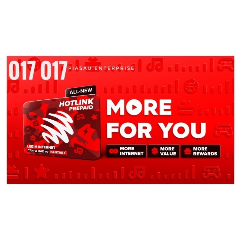 [PE] Maxis/Hotlink 017 SIM CARD PREPAID Beautiful Number All In One ...