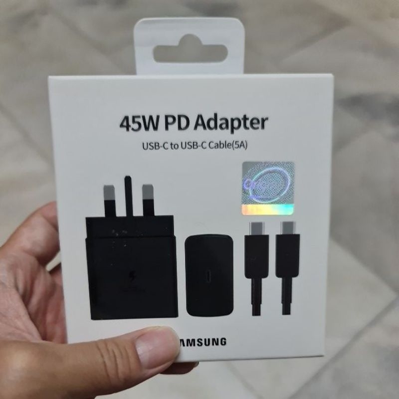 SAMSUNG 45W ORI ADAPTER PD SUPER FAST CHARGING WITH C TO C CABLE [FAST ...