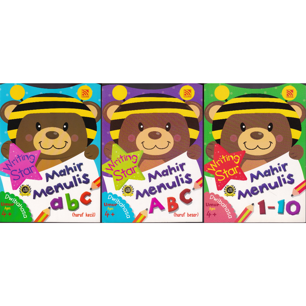 学前 幼儿4岁 作业 国英版 Writing Star - Mari Menulis Abc Abc Huruf Kecil Besar 1 ...