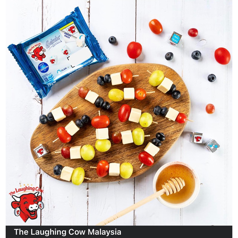 The Laughing Cow Belcube Plain Cheese | Shopee Malaysia