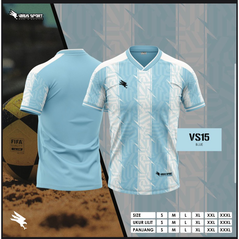 (HOT SALE) Jersi Murah VS15 (PRINT NAMA & NOMBOR) | Shopee Malaysia