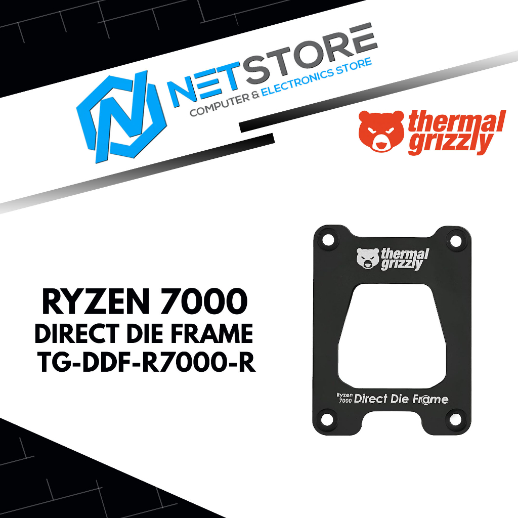 THERMAL GRIZZLY RYZEN 7000 DIRECT DIE FRAME - TG-DDF-R7000-R | Shopee ...