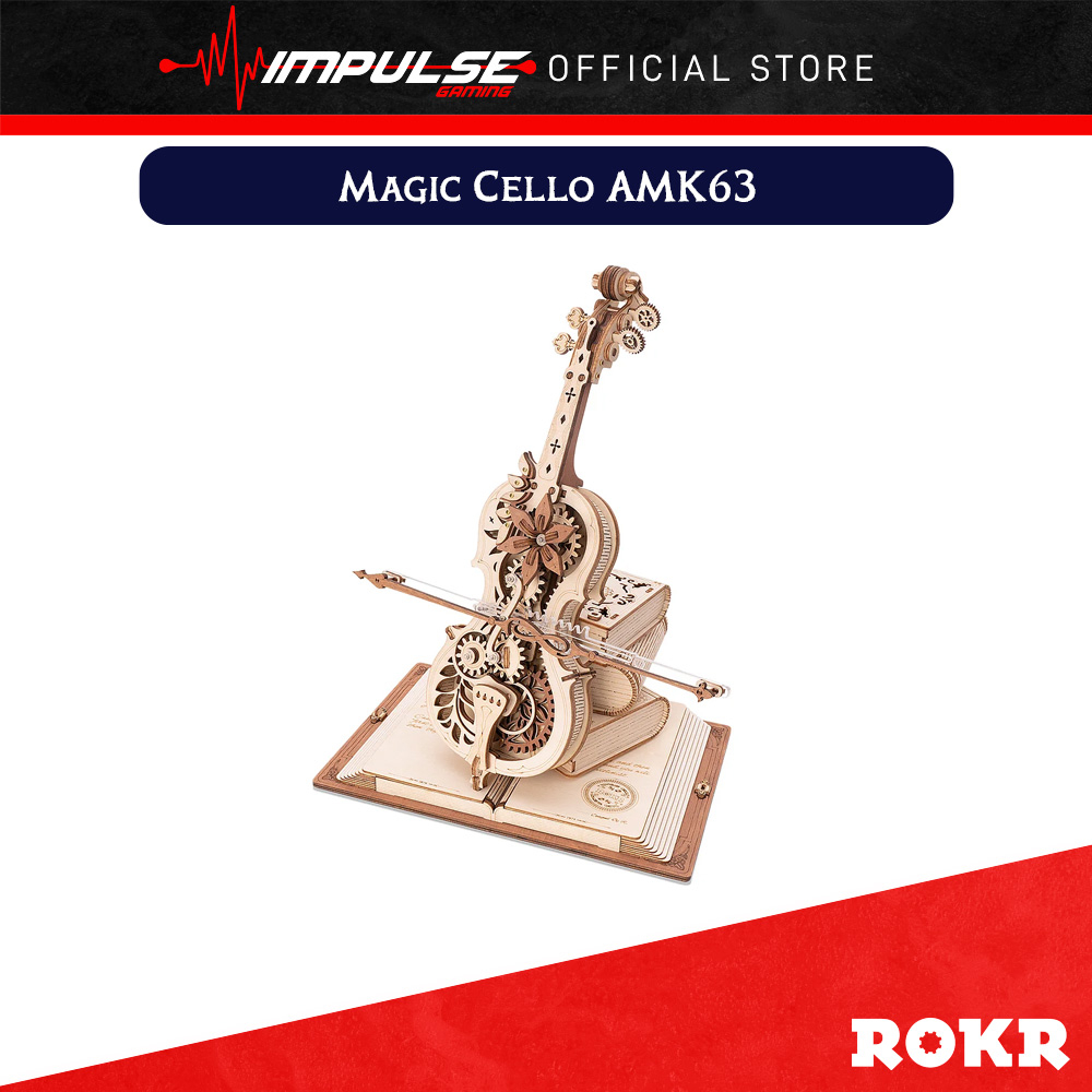 Robotime ROKR Magic Cello Mechanical Music Box AMK63 | Shopee Malaysia