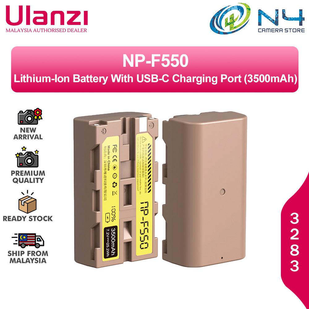 Ulanzi Sony NP-F550 Type Lithium-Ion Battery With USB-C Charging Port ...