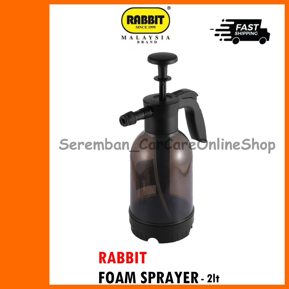 RABBIT FOAM SPRAYER - black - 2000ML Foam Wash Car Spray Bottle High ...