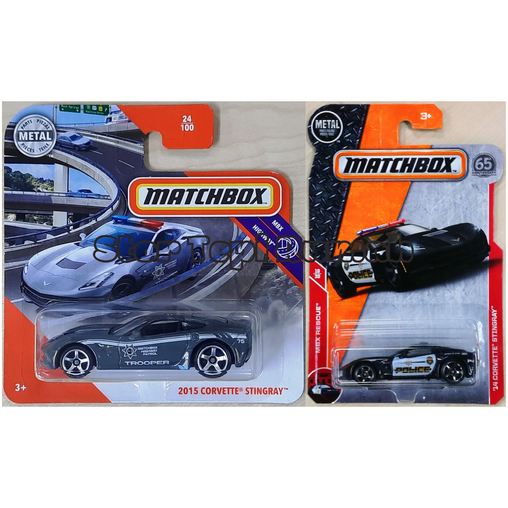 Matchbox 15 Corvette Stingray [14 2015 Chevy Chevrolet Police Trooper ...