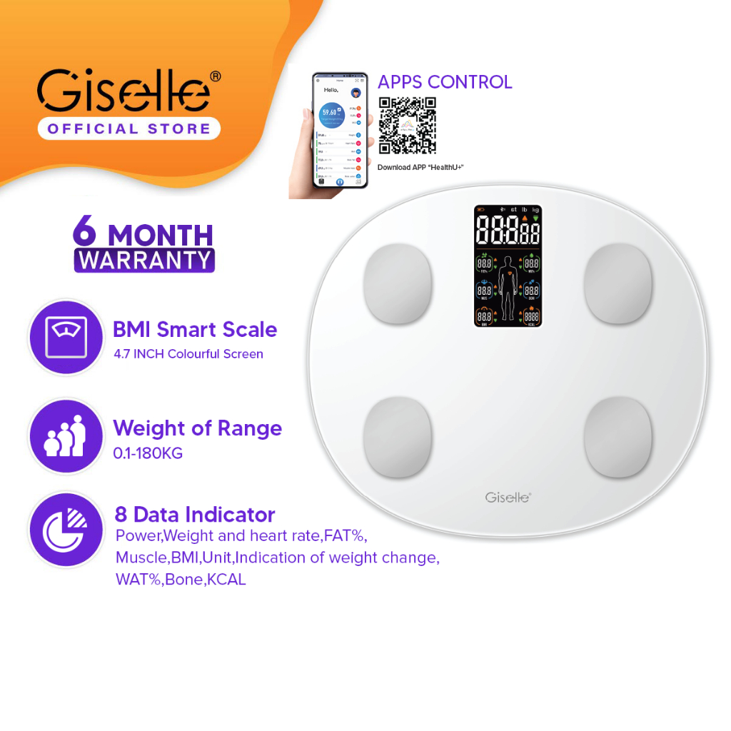 【Inbody Like App, Big Color Screen】17 in 1 Bluetooth Inbody Like Mobile ...