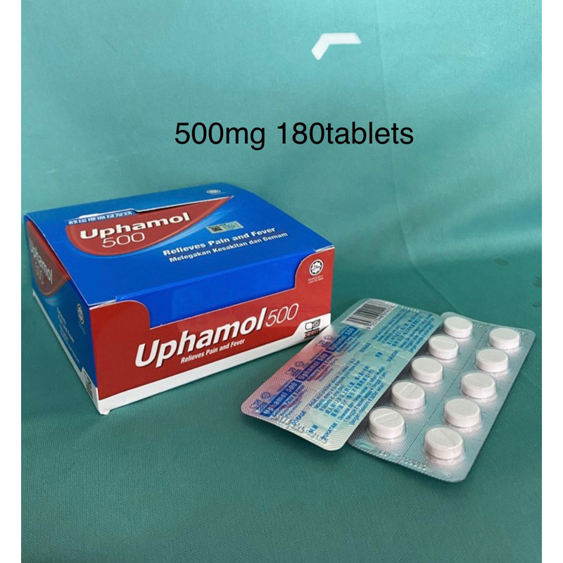 Uphamol 500mg 180 Tablets Exp 8/2025 UNIBR | Shopee Malaysia
