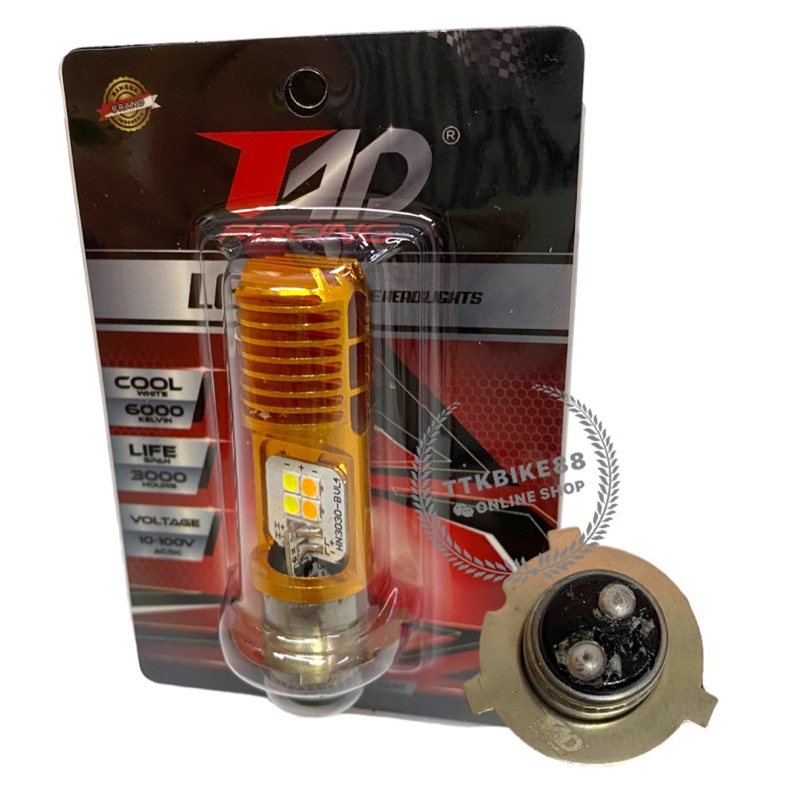 TAD LED FRONT BULB 3-KAKI LAMPU DEPAN LED MR1 KRISS100 KRISS-1 TXR ...