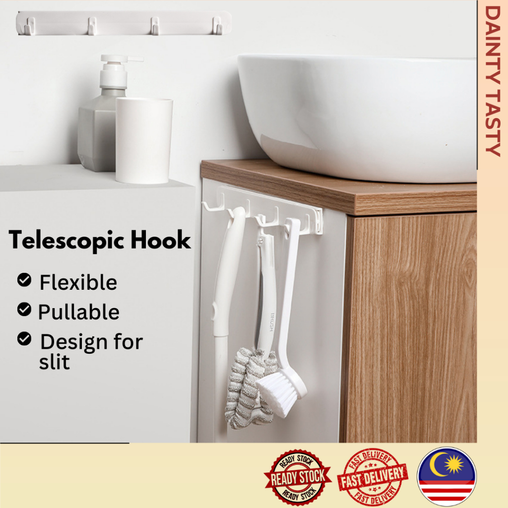 Multipurpose Telescopic Hook Design for Slit Corner Cabinet Hook ...